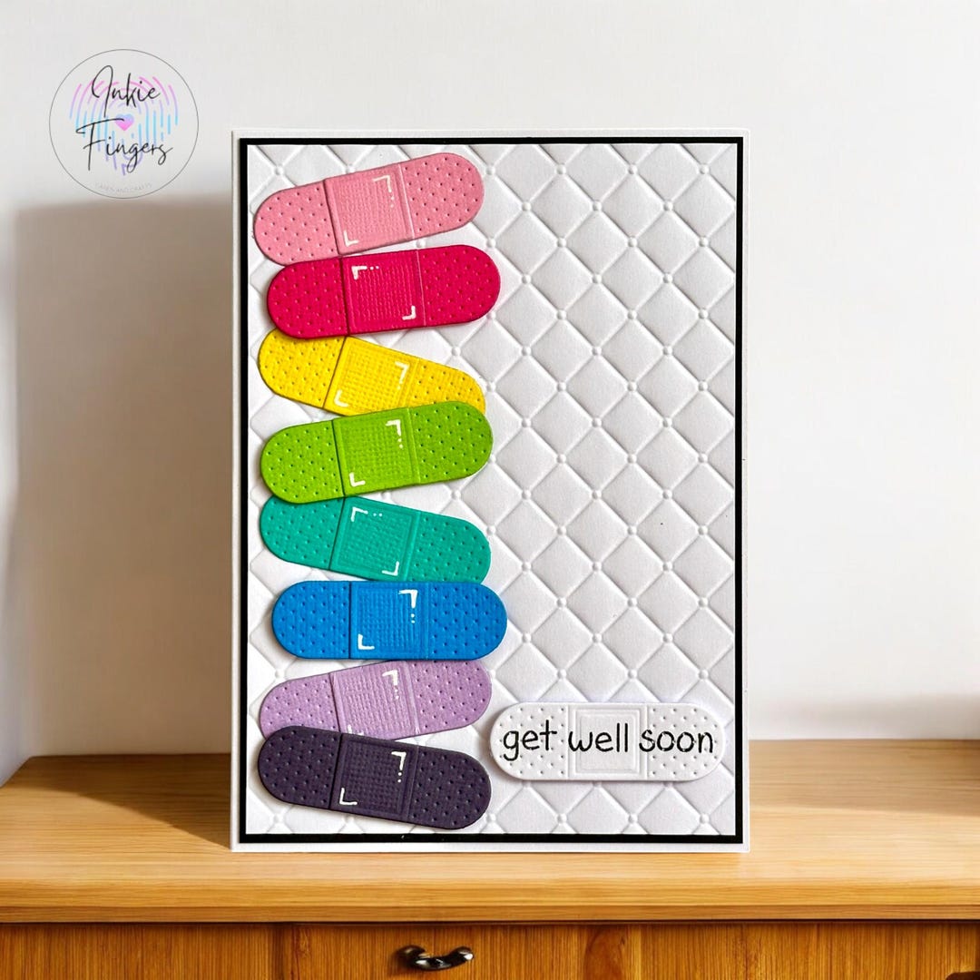 Handmade Greeting Card, Band-aids Design, Get Well Soon | 141 - Etsy