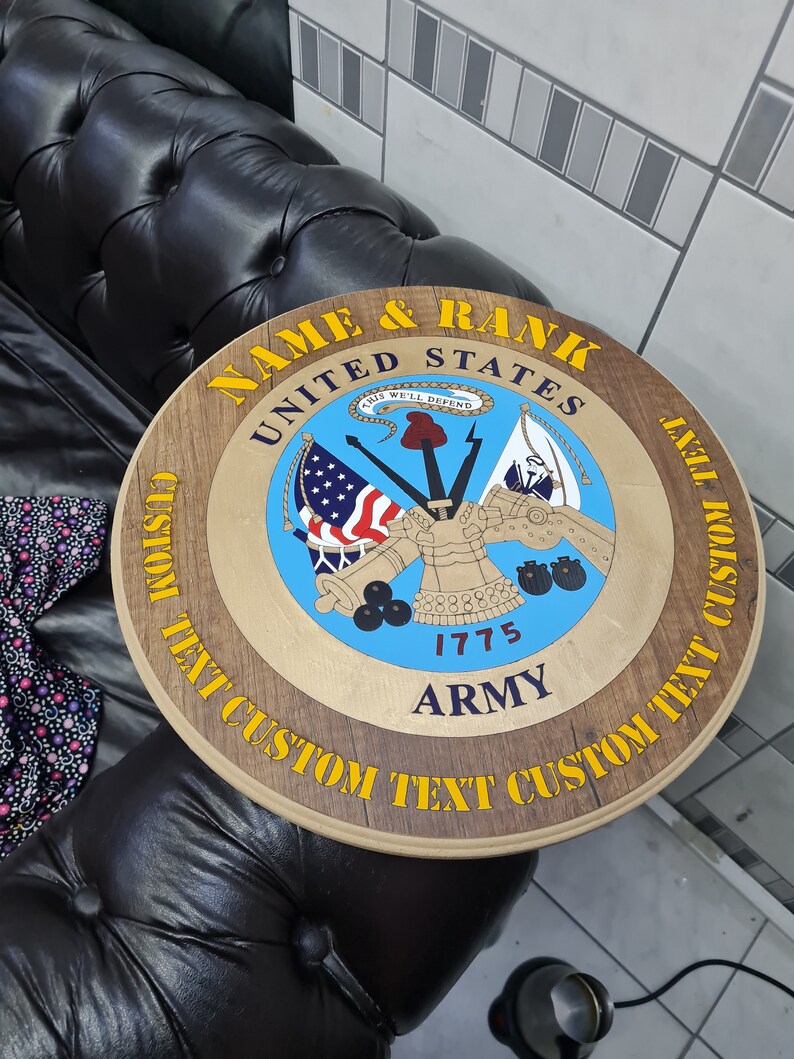 Personalized Army Plaque, Marine Wall Sing, Military Plaque. - Etsy