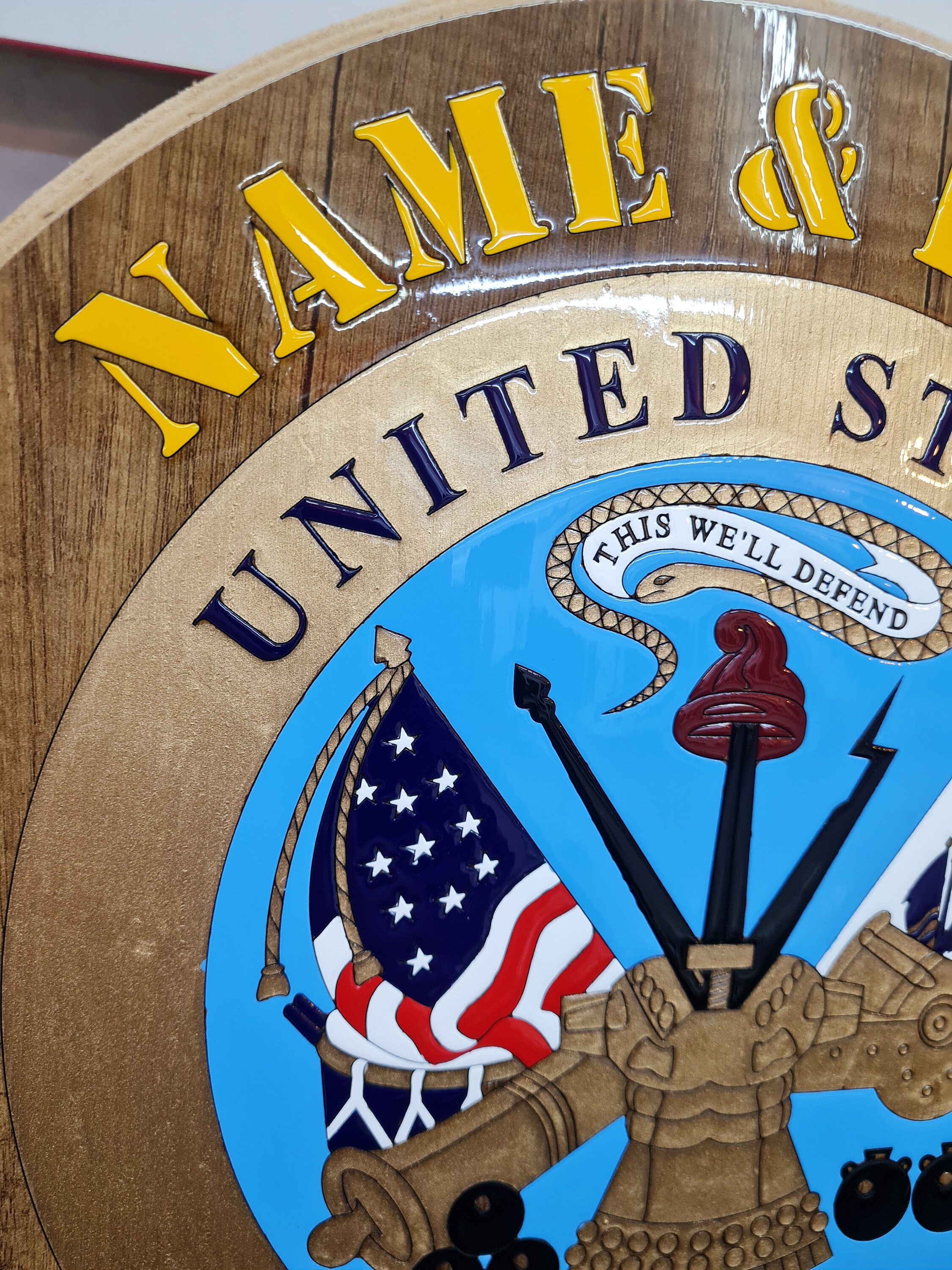 Personalized Army Plaque, Marine Wall Sing, Military Plaque. - Etsy