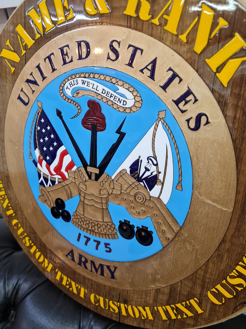 Personalized Army Plaque, Marine Wall Sing, Military Plaque. - Etsy