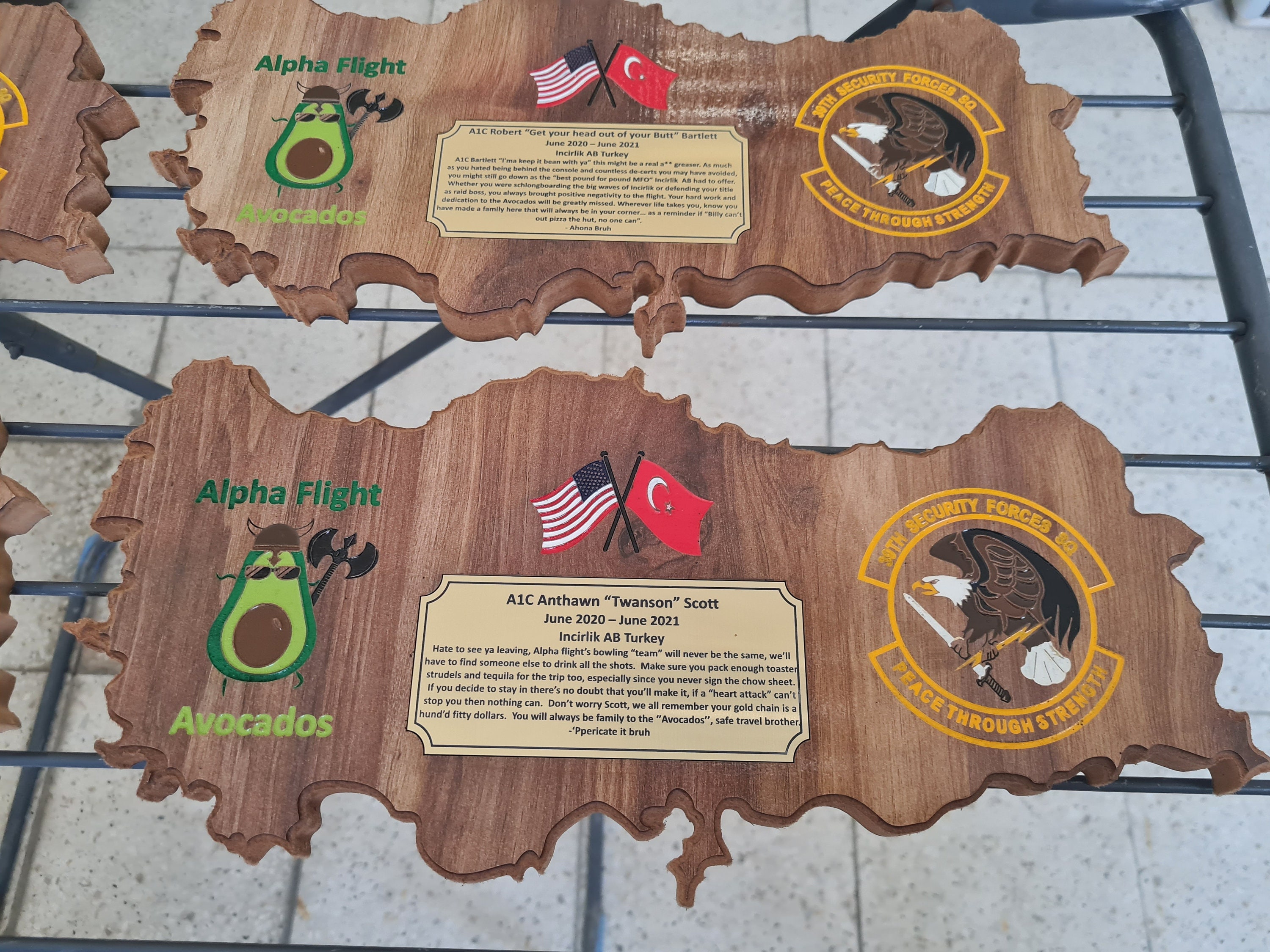 Custom Army and Air Force Memorial Plaques Personalized - Etsy