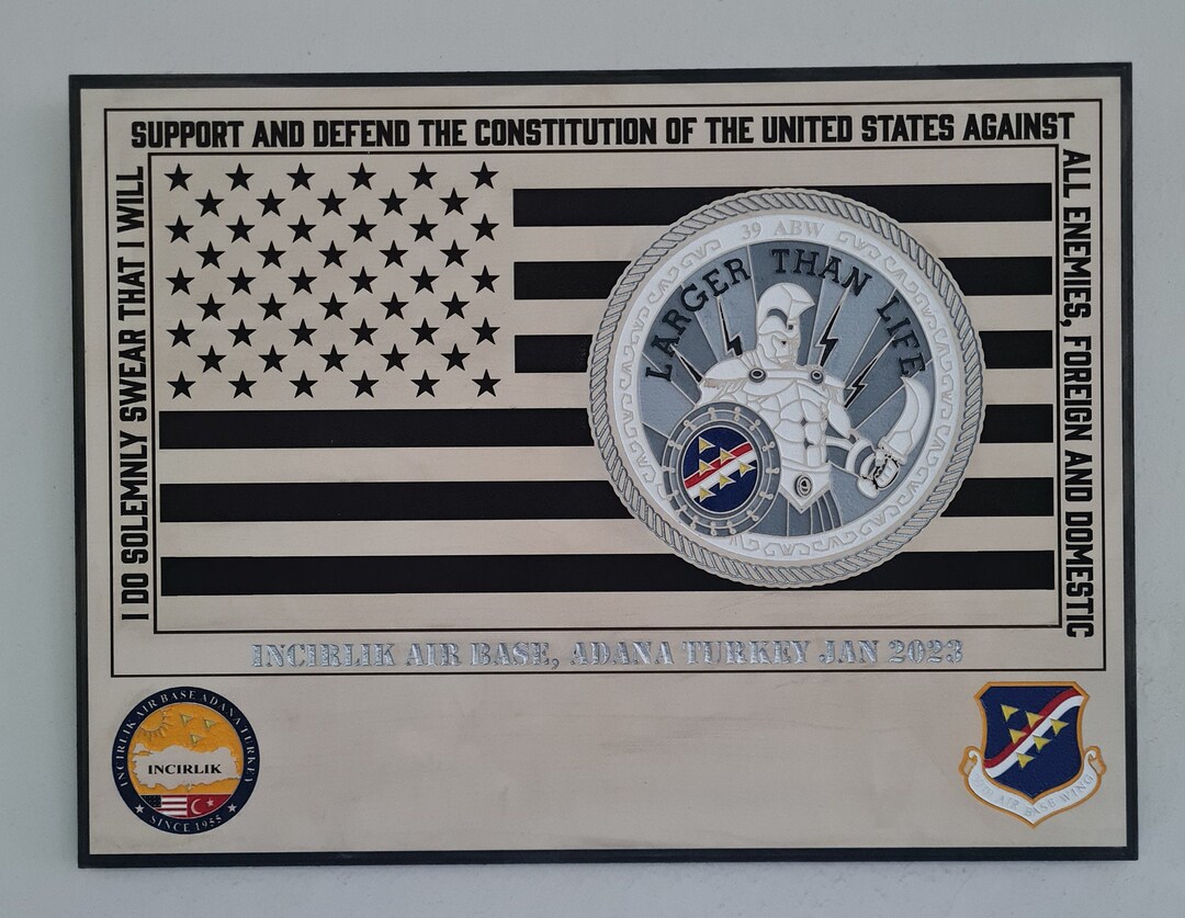 Custom Unit Plaque, Plaque With Your Logos.sign Wooden Going Away ...