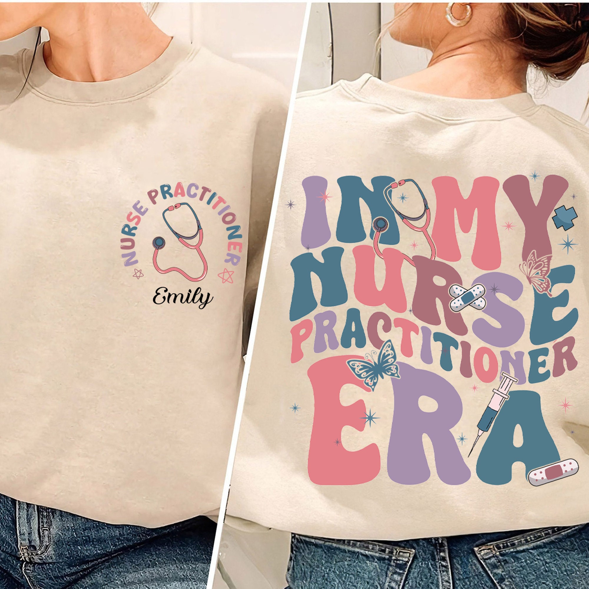 Personalized Nurse Practitioner Shirt, in My Nurse Practitioner Era ...