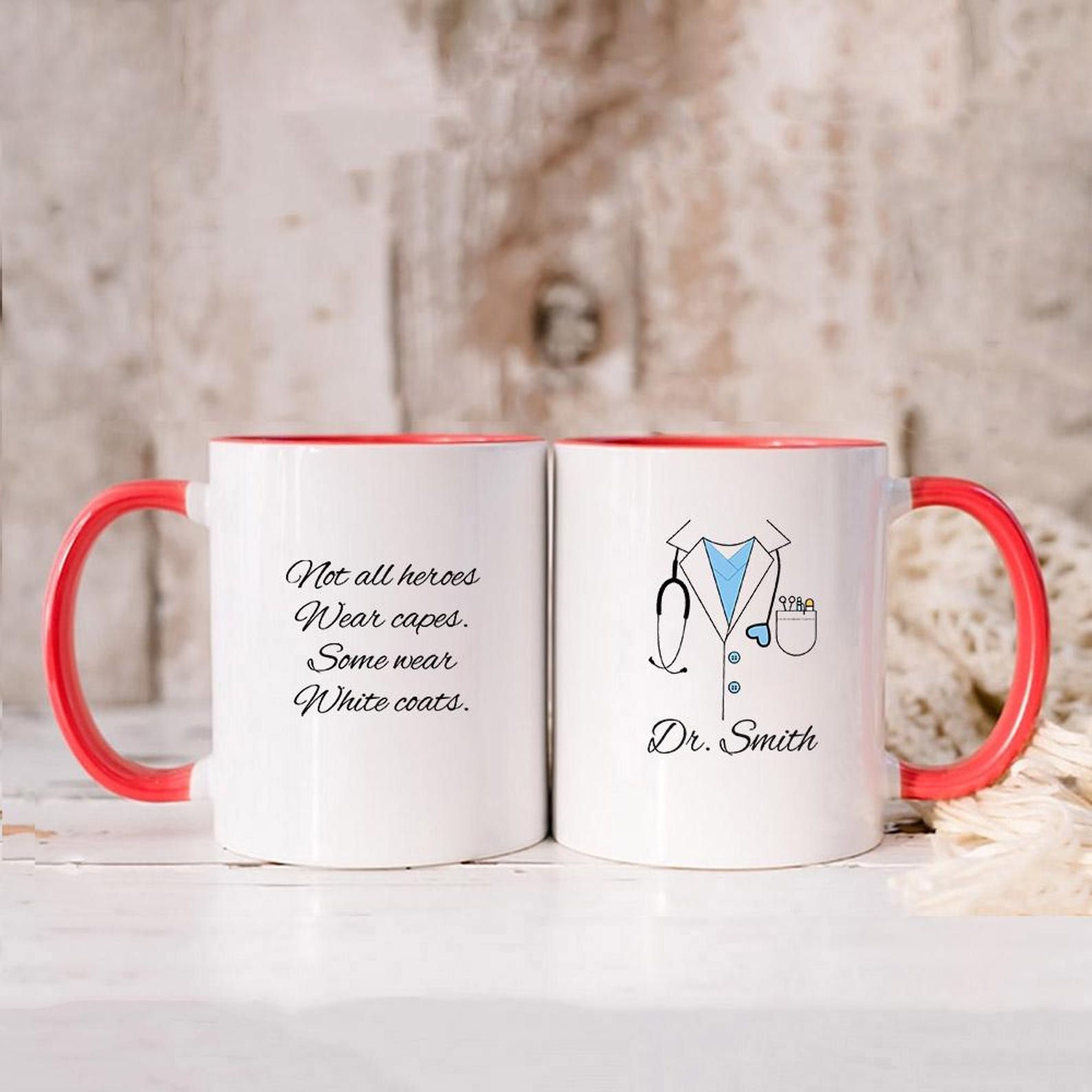 Personalized Doctor Mug, Gift for Doctor, Custom DR Coffee Mug, Medical ...