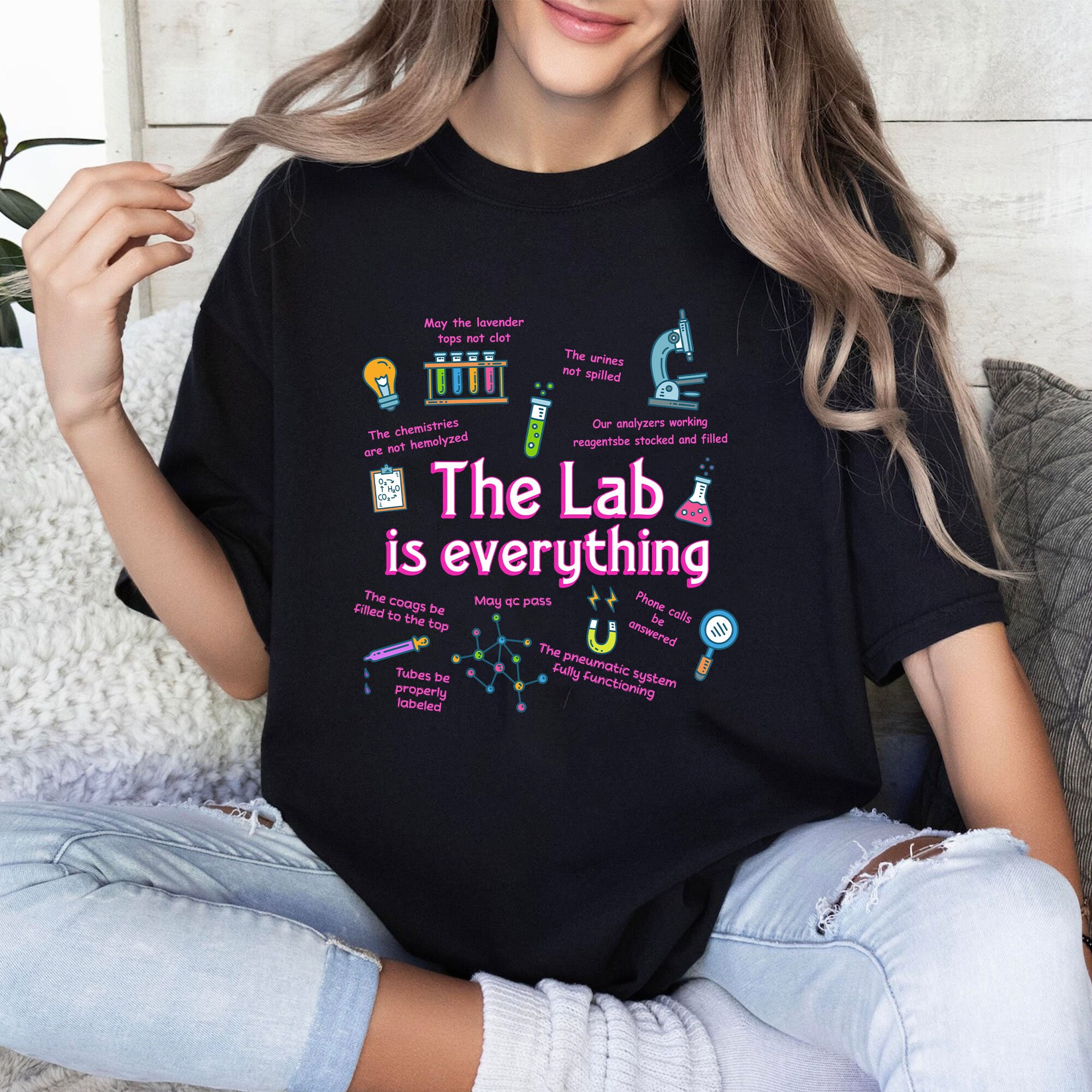 The Lab is Everything Shirt, Retro Lab Tech Shirt, the Lab Tech's ...