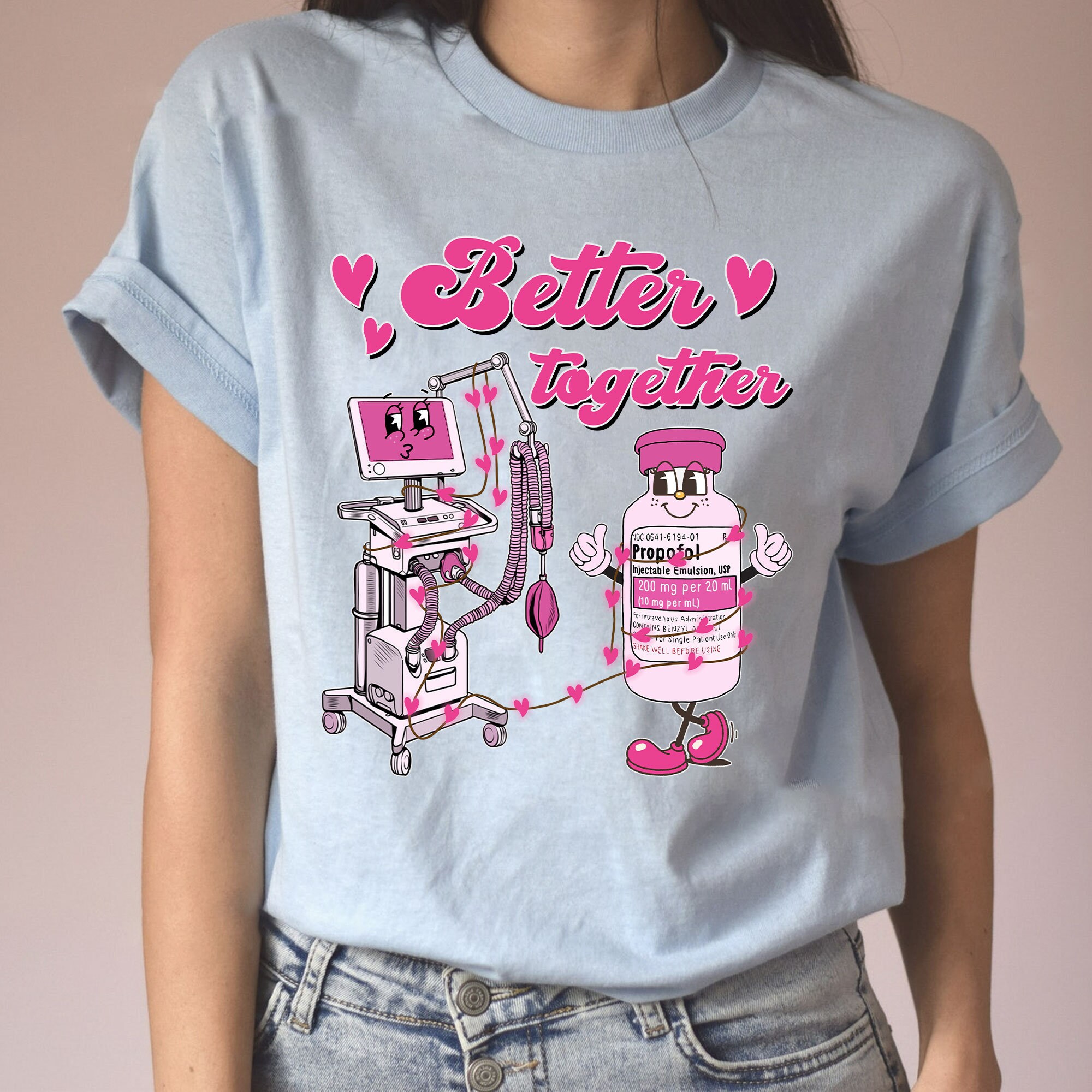 Retro ICU Nurse Valentine's Day Sweatshirt, Respiratory Therapist Vday ...