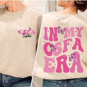 Personalized in My CSFA Era T Shirt, Certified Surgical First Assistant ...