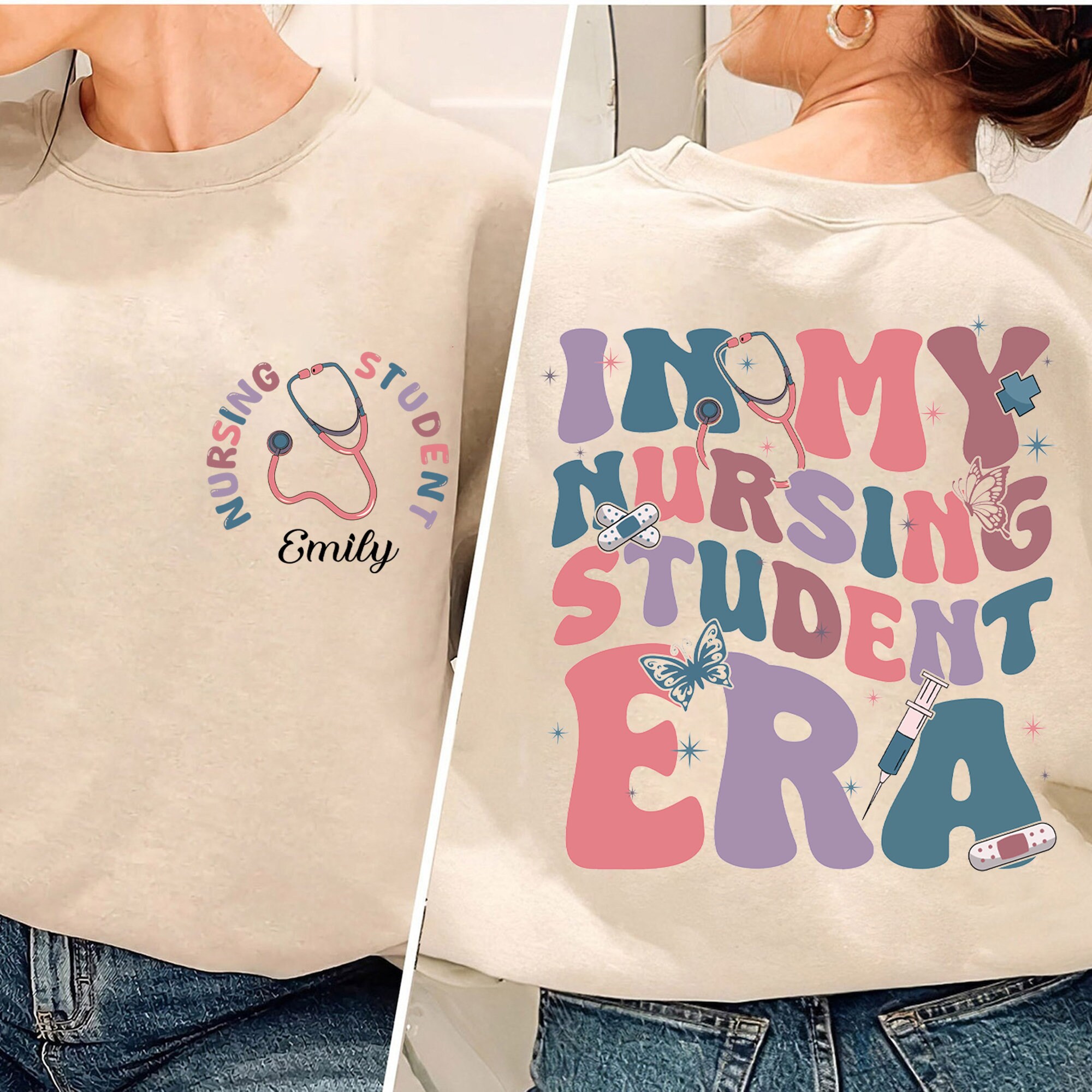 Custom Name in My Nursing Student Era Shirt, Future Nurse,nursing ...
