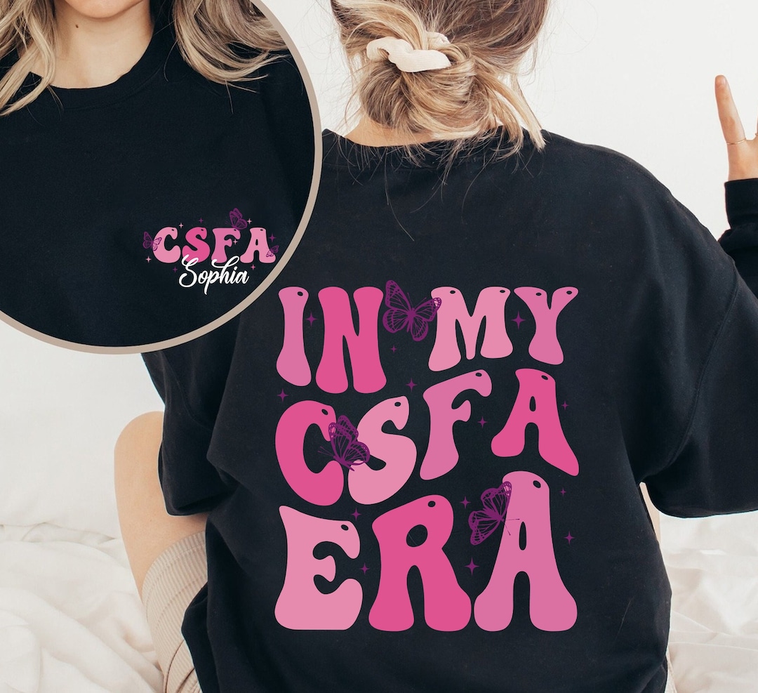 Personalized in My CSFA Era T Shirt, Certified Surgical First Assistant ...