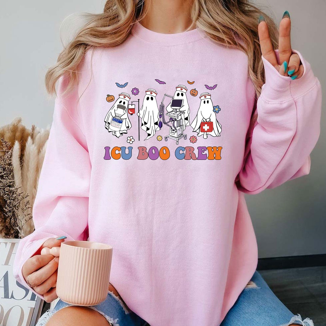 Camisa de enfermera de la UCI de Halloween, camisa de enfermera de ...