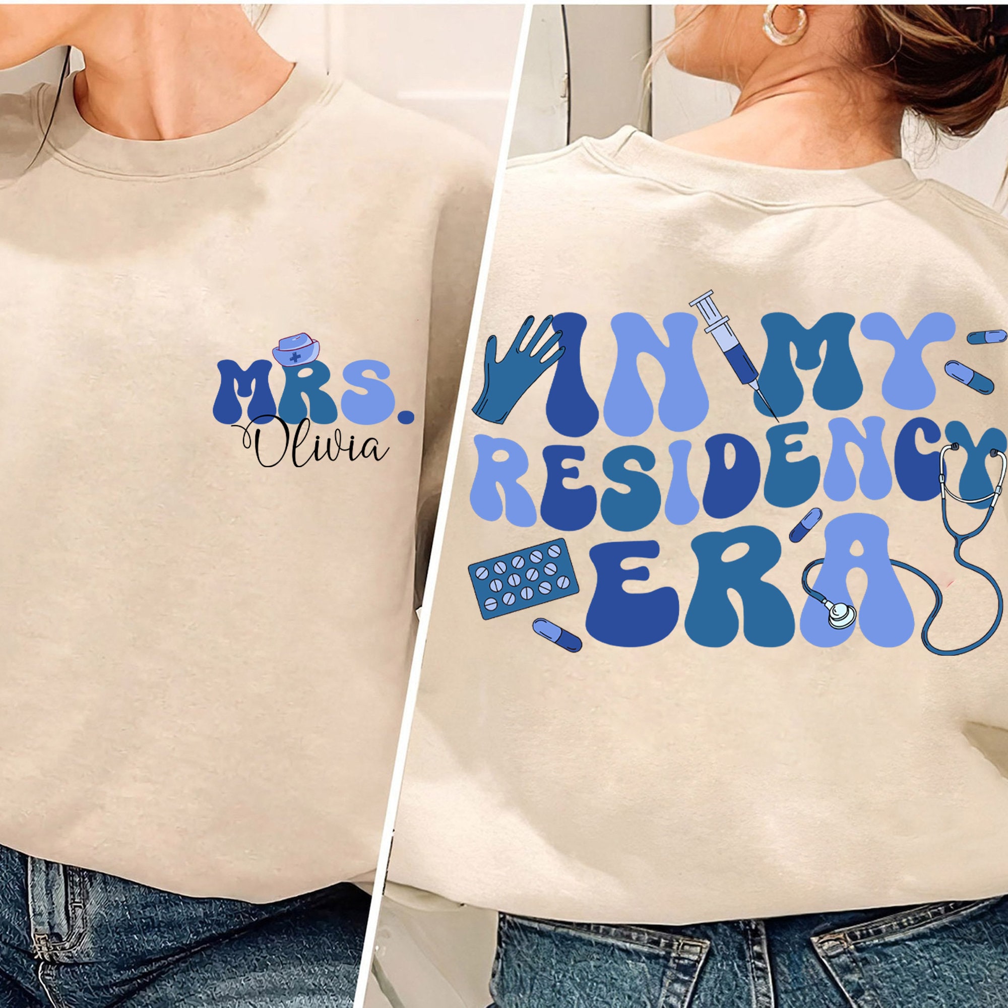 Custom Name in My Residency Era Shirt, Medical Residency Shirt, New ...