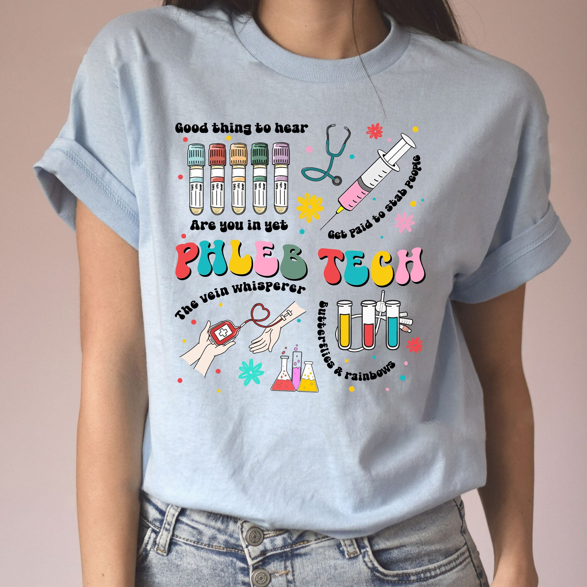 Easter Phleb Nurse Laboratory Medical Technologist Scientist Shirt ...