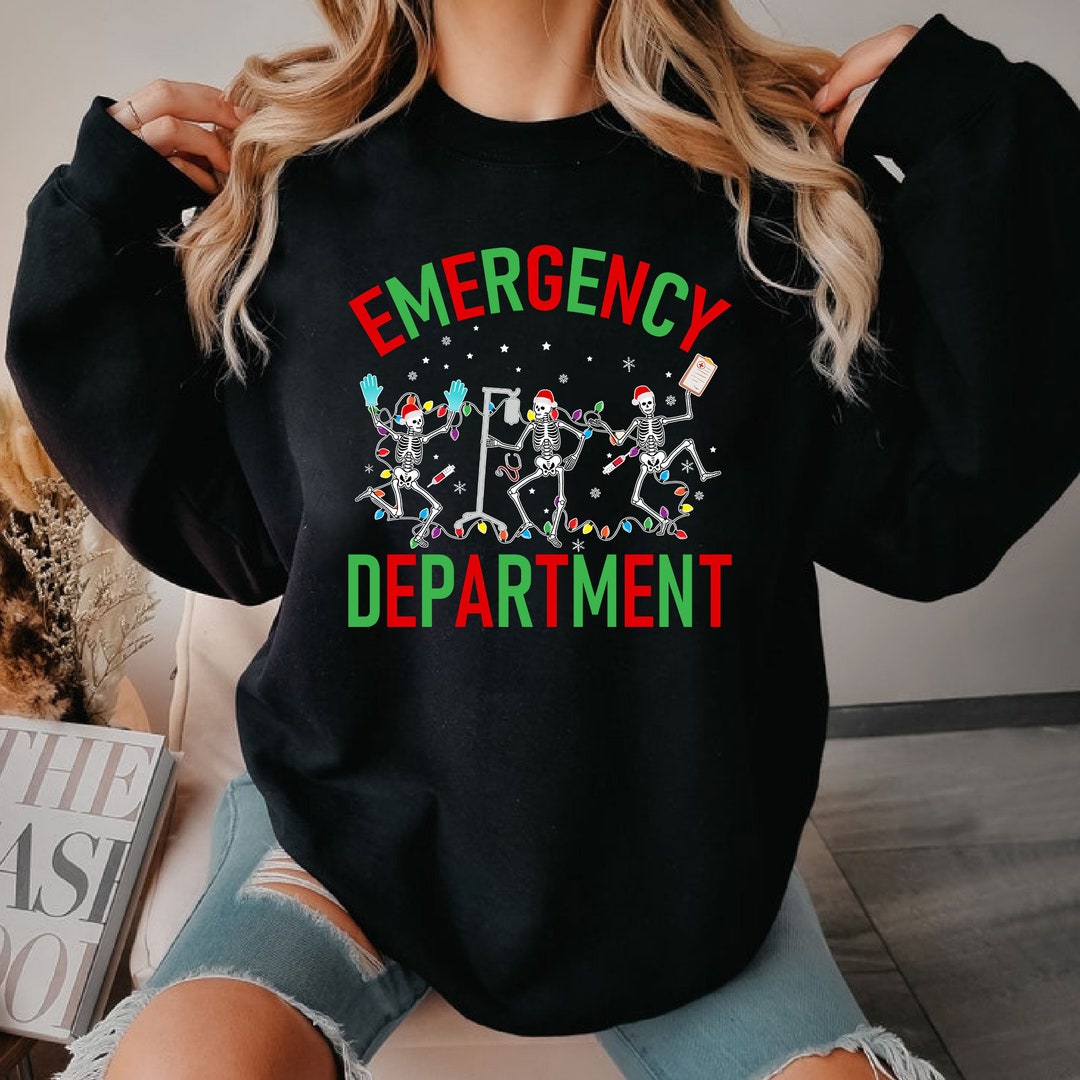 Emergency Department Shirt Christmas Nurse Shirt Christmas Er Nurse ...