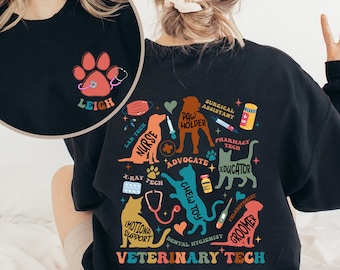 Funny Vet Tech Shirts - Etsy