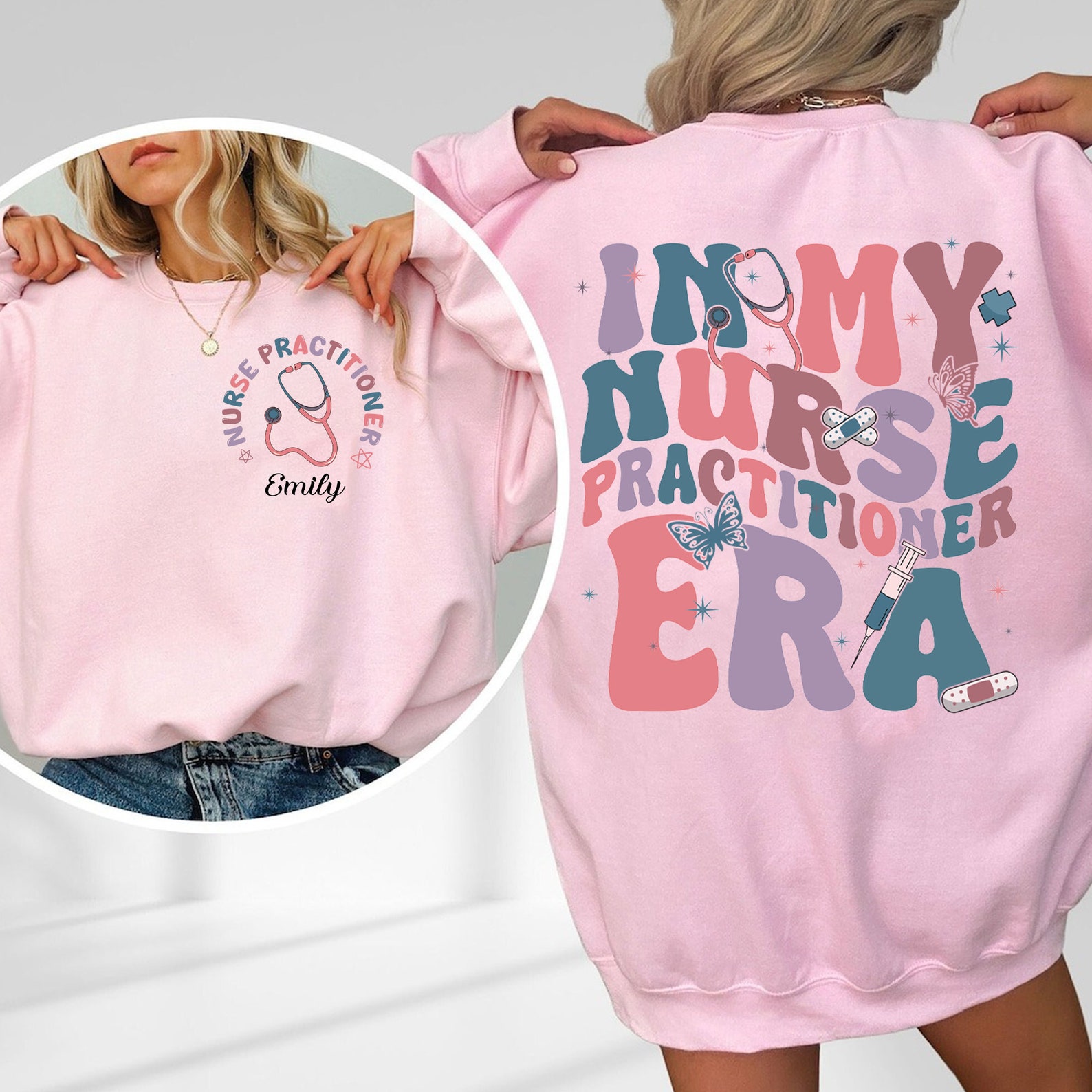 Personalized Nurse Practitioner Shirt, in My Nurse Practitioner Era ...