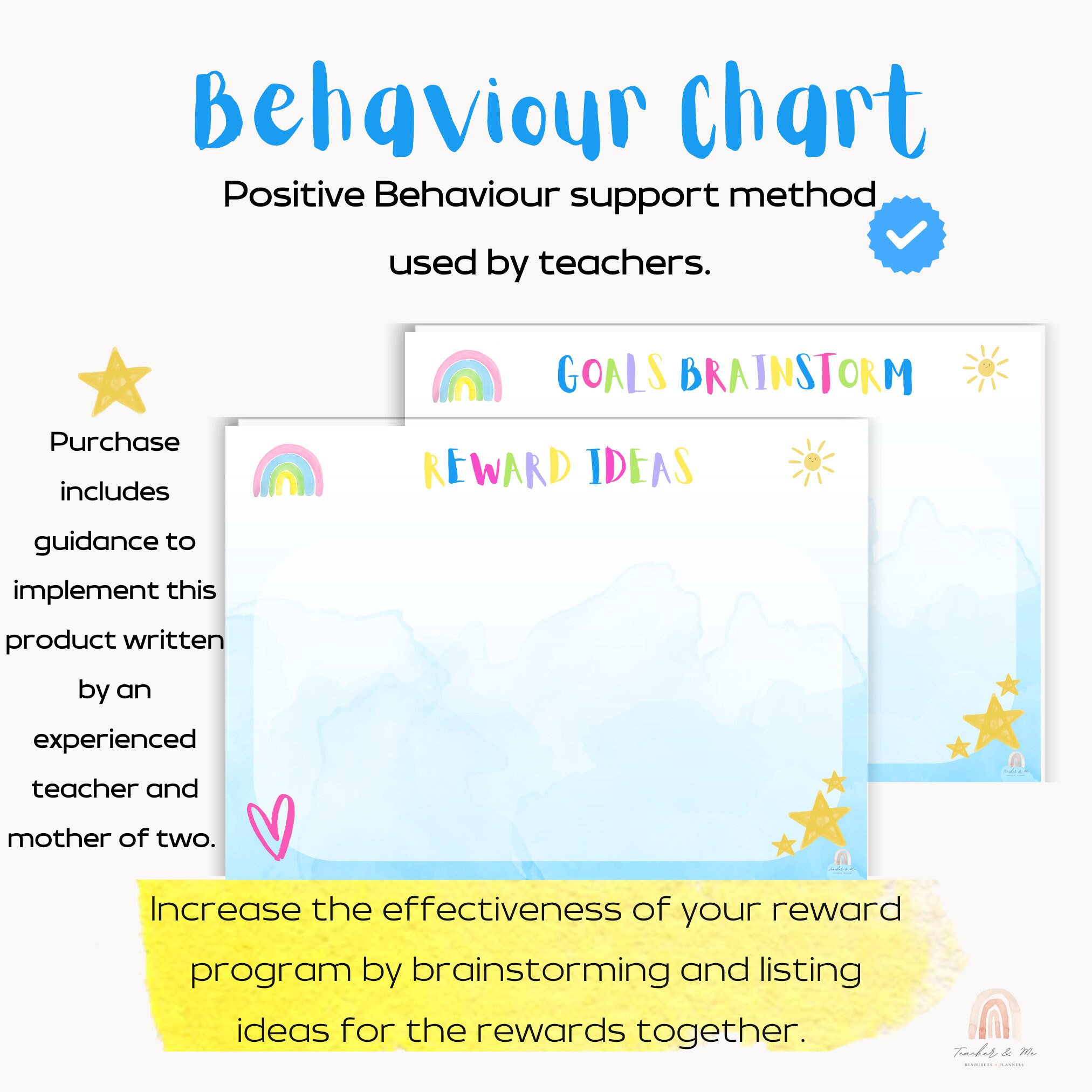 Behaviour Chart for Kids | Home Reward Chart | Homeschool Reward Chart ...