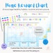 Behaviour Chart for Kids Home Reward Chart Homeschool Reward Chart ...