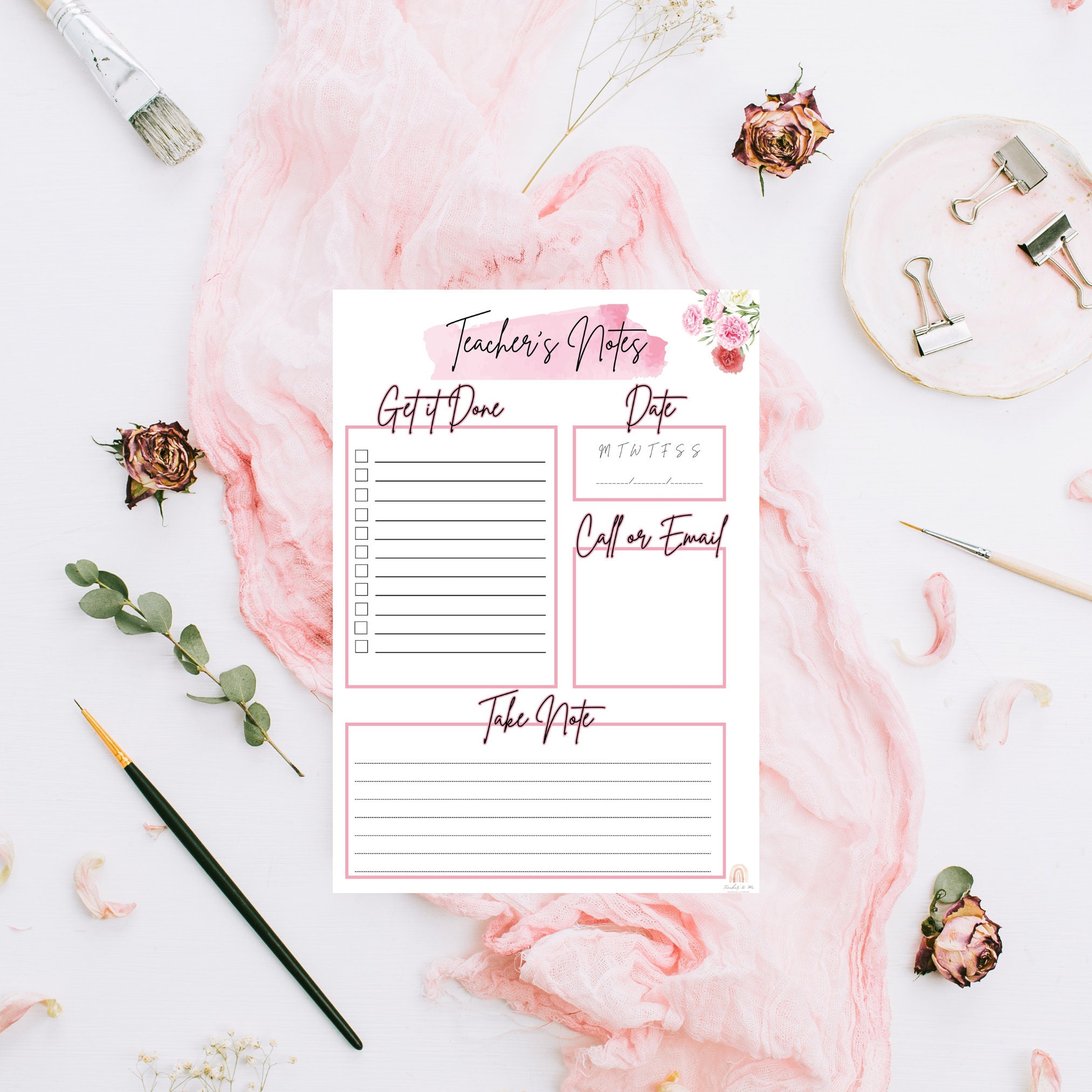 Teacher Notes | Meeting Notes | Parent Meeting Notes | Staff Meeting ...