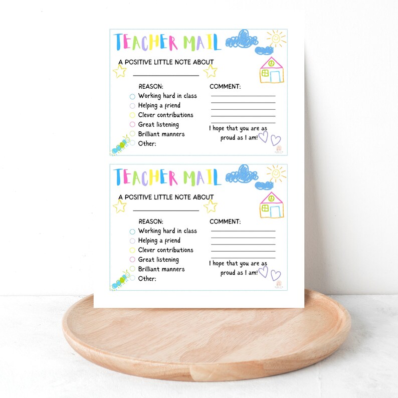 Printable Teacher Mail, Kindy, Pre-primary, Back to School, Teacher ...