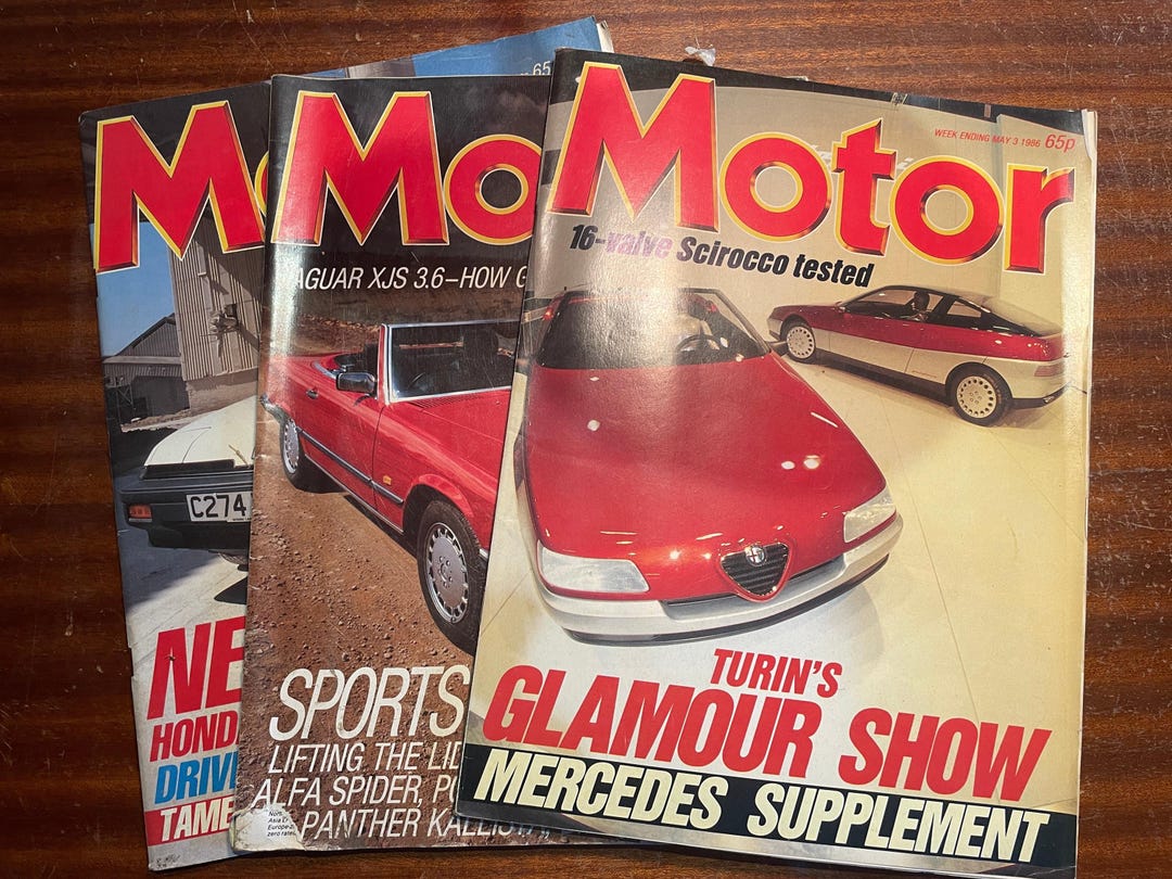 Vintage British Motoring Magazines – Motor Weekly Issues (1986) - Etsy