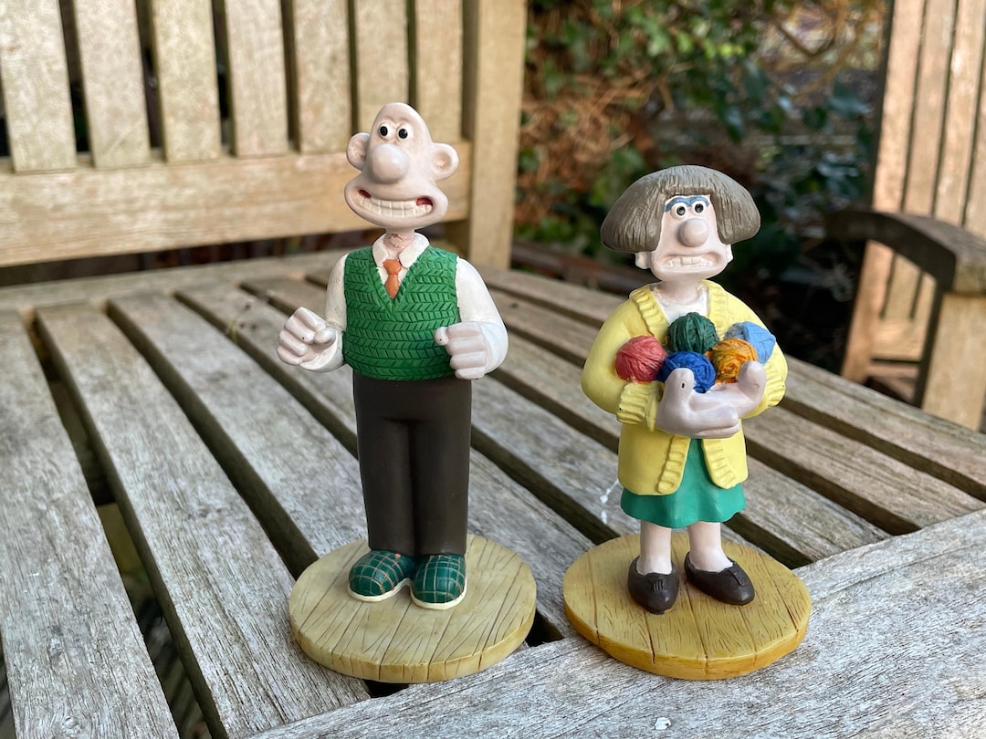 Wallace & Gromit "the Wrong Trousers" Figurines – 1993 – 11cm Tall ...