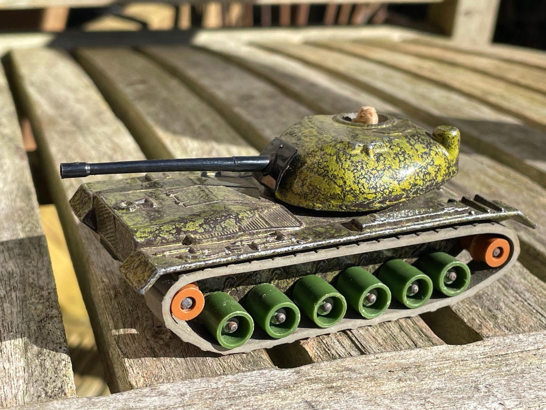 Matchbox Battle Kings K-102 M48 A2 Army Green Diecast Toy Tank - Near ...