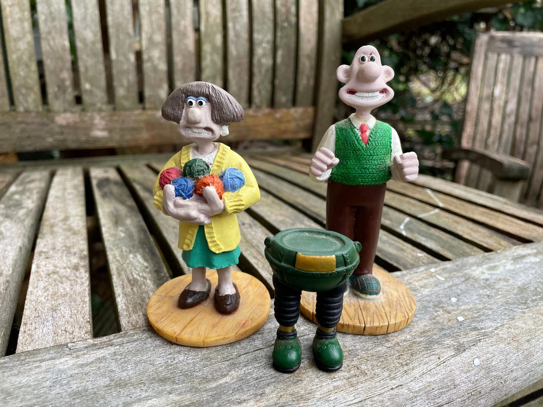 Wallace and Gromit Wrong Trousers Figurines C1993 | Wallace and ...