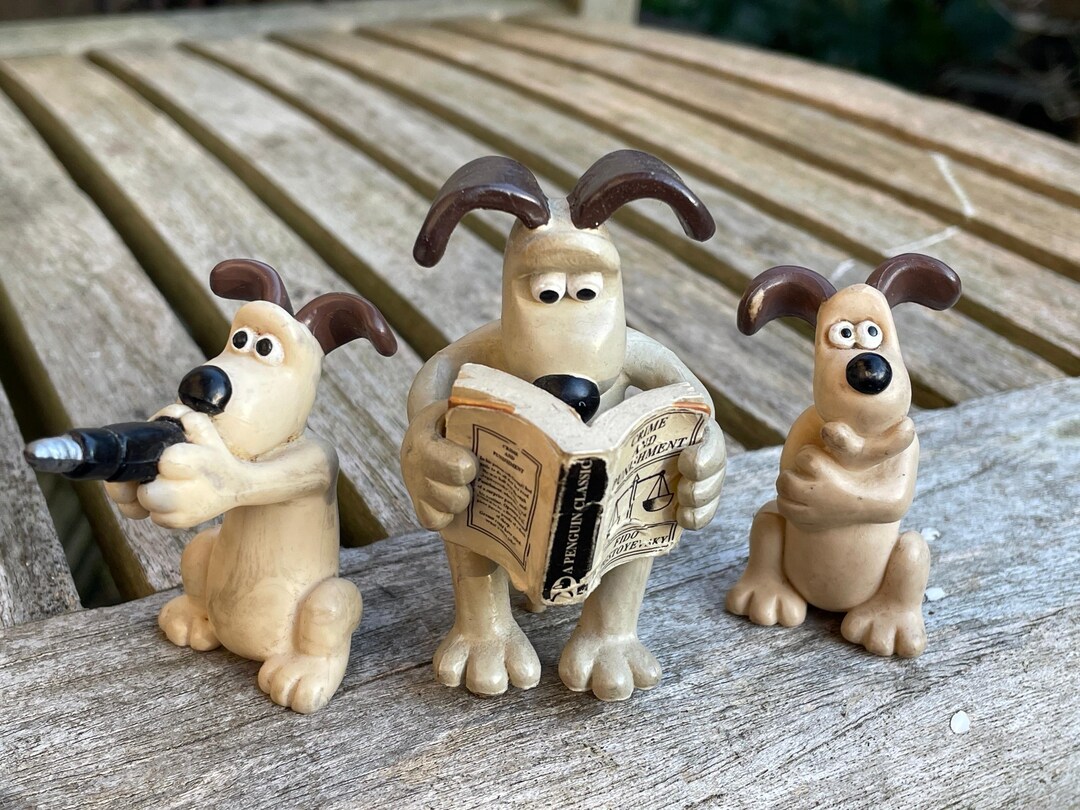Wallace and Gromit the Gromit Collection Three Gromit Figurines - Etsy