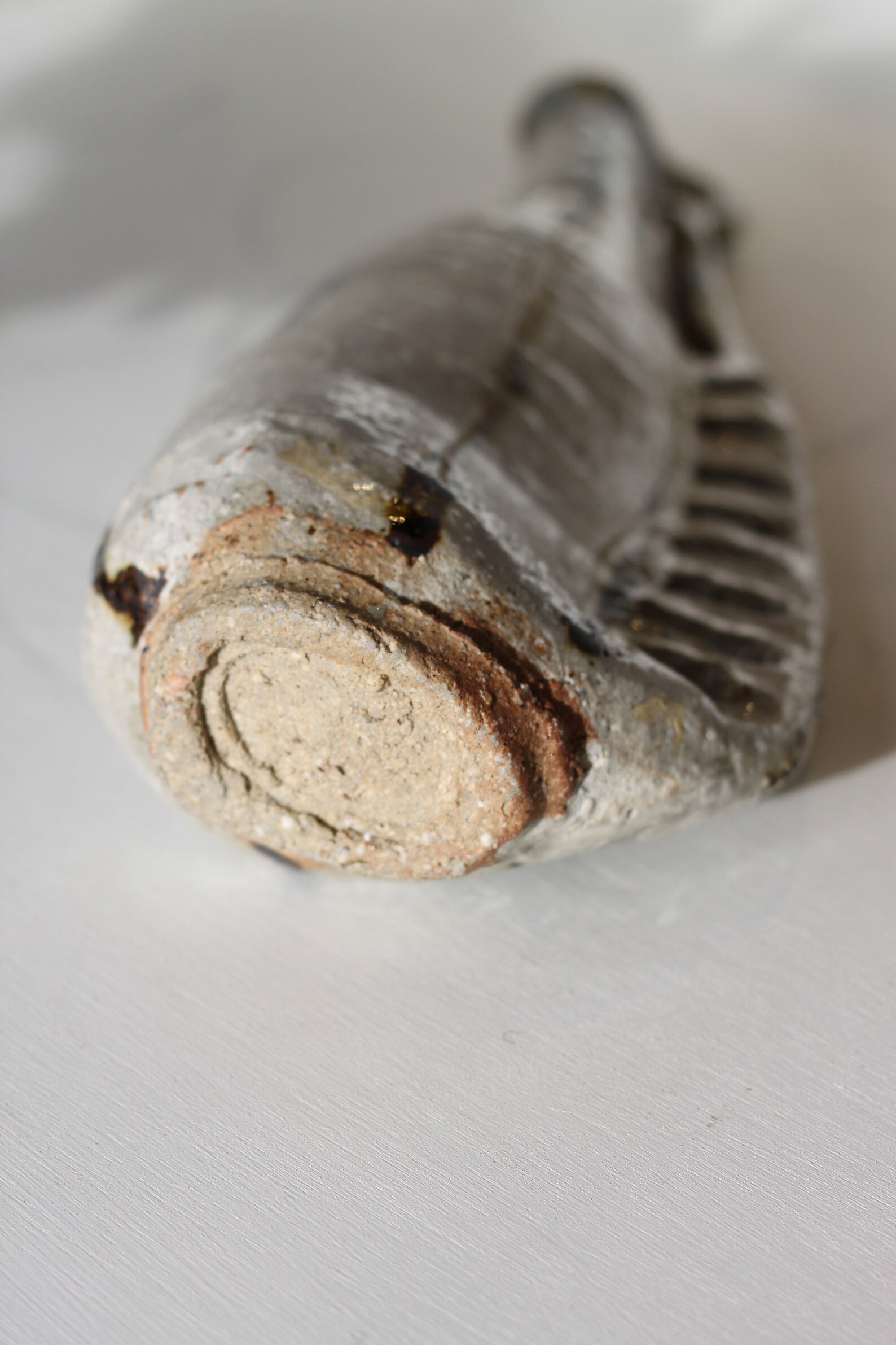 Studio Pottery Sculptural Vessel – Abstract Hand-built Form – 32cm ...