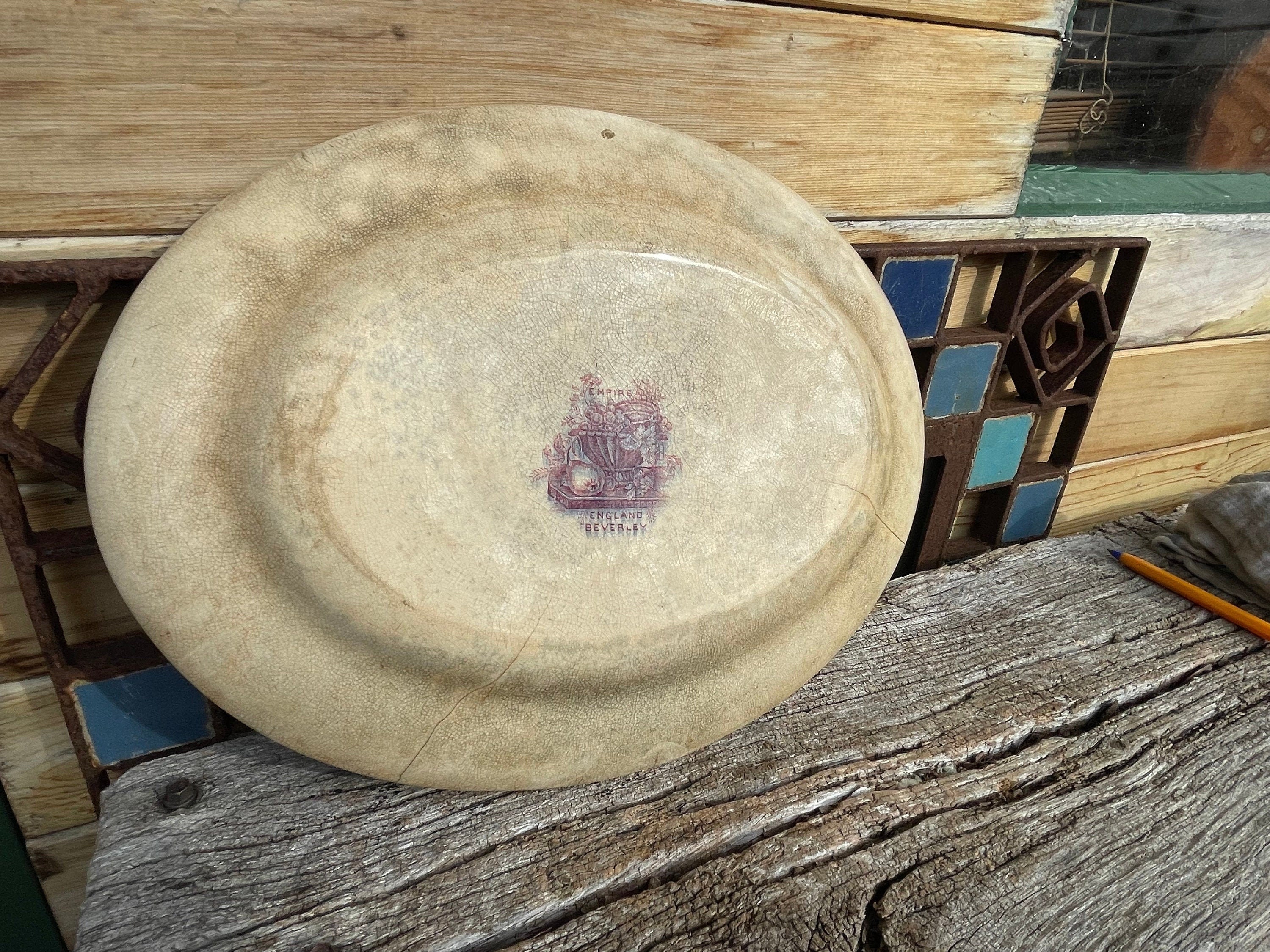 Vintage Beverly Pattern Meat Platter Plate Made by Empire England - Etsy