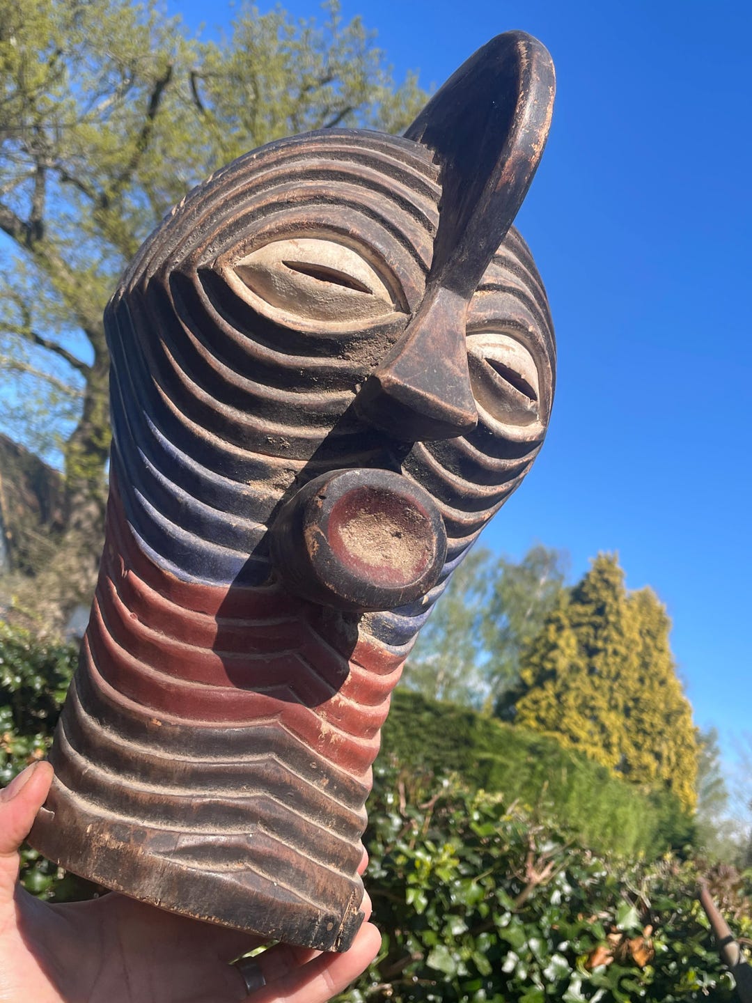 African Tribal Mask, Kuba People of the Democratic Republic of the ...