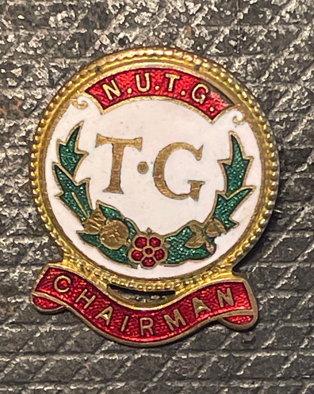 A Rare National Union of Townswomen's Guild Chairmans Enamel Badge 28mm ...