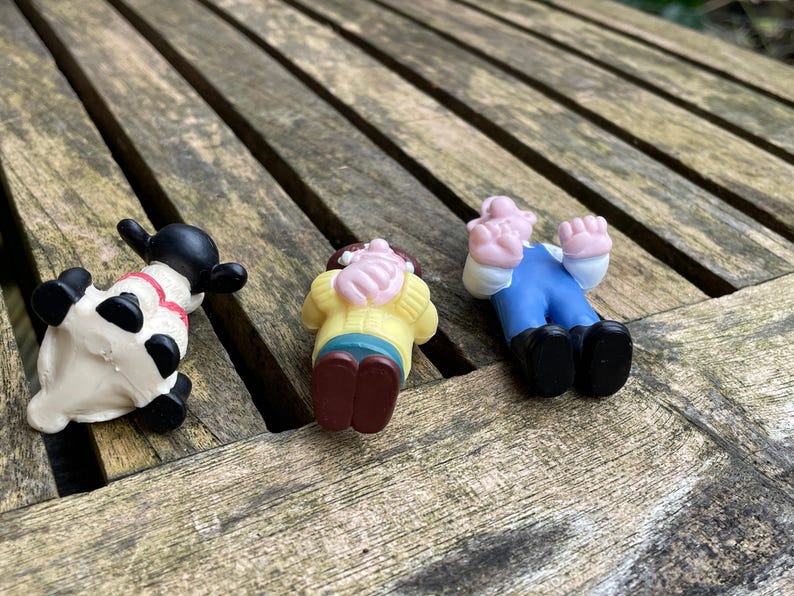 Wallace and Gromit Figures - Wallace, Wendolene Ramsbottom, Shaun the ...
