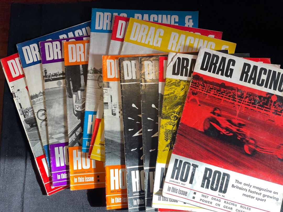1967 Drag Racing & Hot Rod Magazines – Complete BHRA Set - Etsy