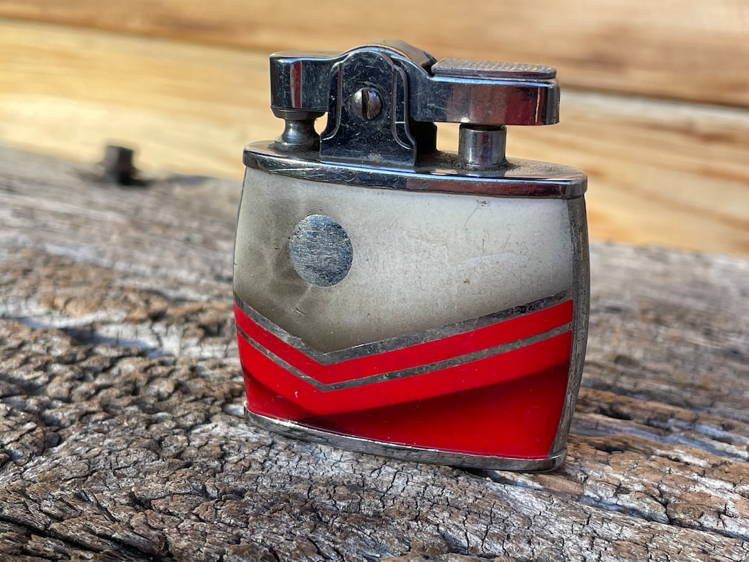 A Vintage Fuel Lighter C 1960's 5cm Wide - Etsy