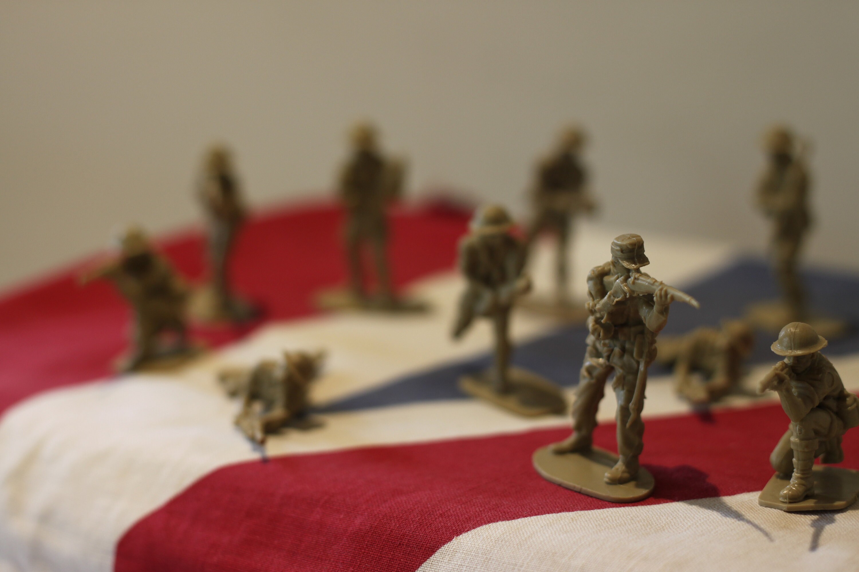 A Collection of Airfix Plastic Toy Soldiers From 1970's Approx. 55mm ...