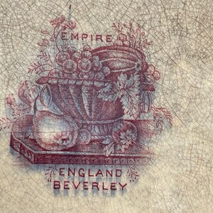 Vintage Beverly Pattern Meat Platter Plate Made by Empire England - Etsy