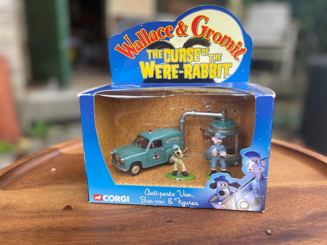Boxed as New Wallace and Gromit the Curse of the Were-rabbit Figures ...