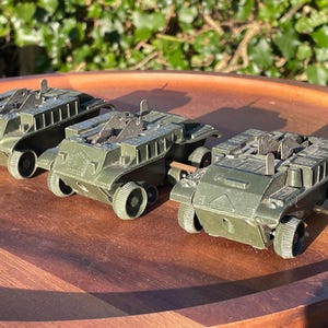 Clockwork Plastic Toy Tanks Made in Hong Kong 1970's - Etsy