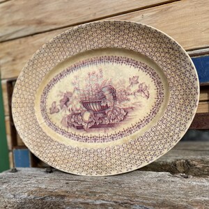 Vintage Beverly Pattern Meat Platter Plate Made by Empire England - Etsy