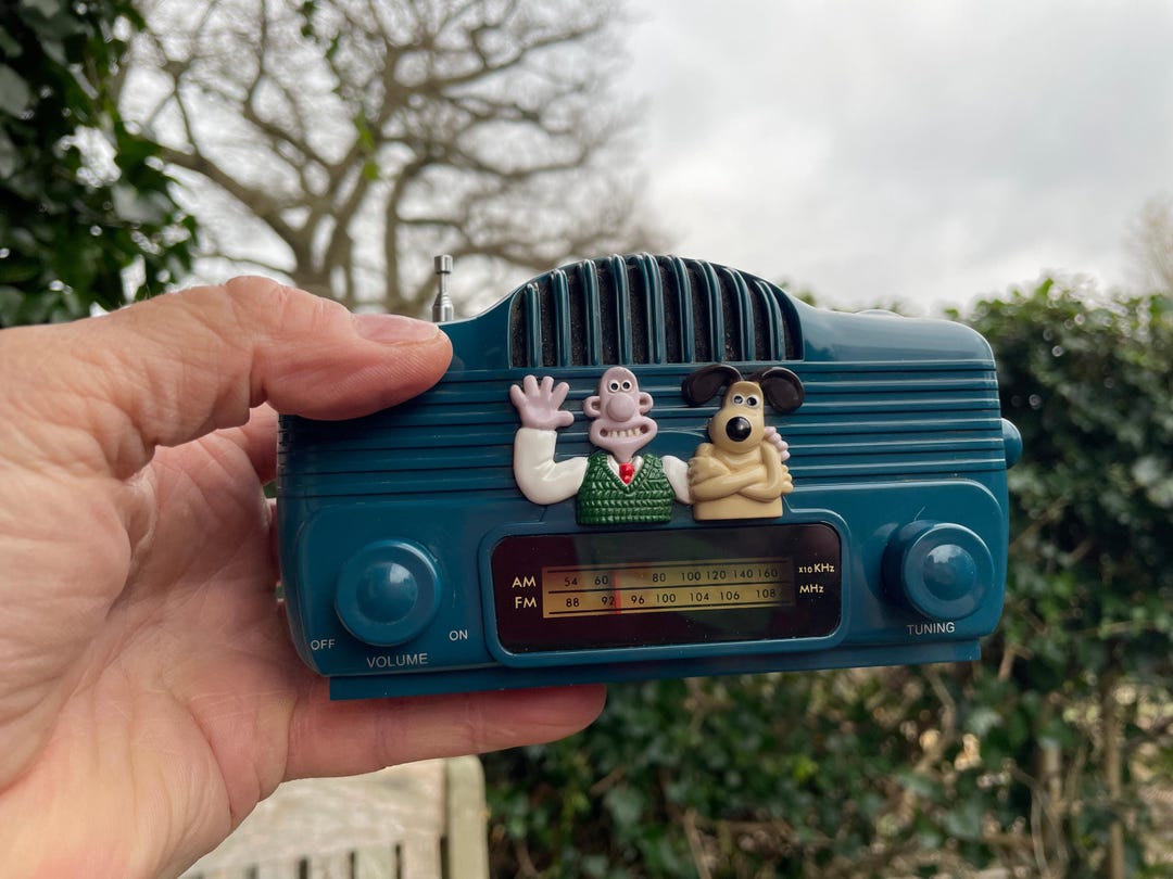 Wallace and Gromit AM/FM Radio Working 15cm Wide - Etsy