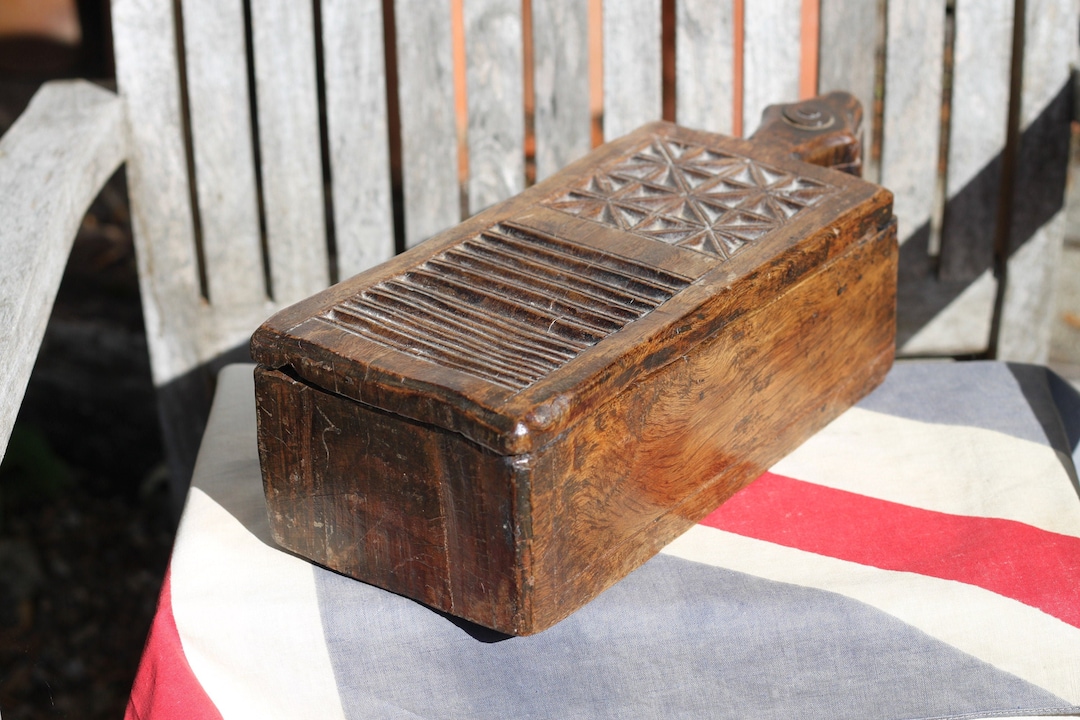 Hindu Vibhuti Box – Hardwood Holy Ash Container With Slide Lid ...