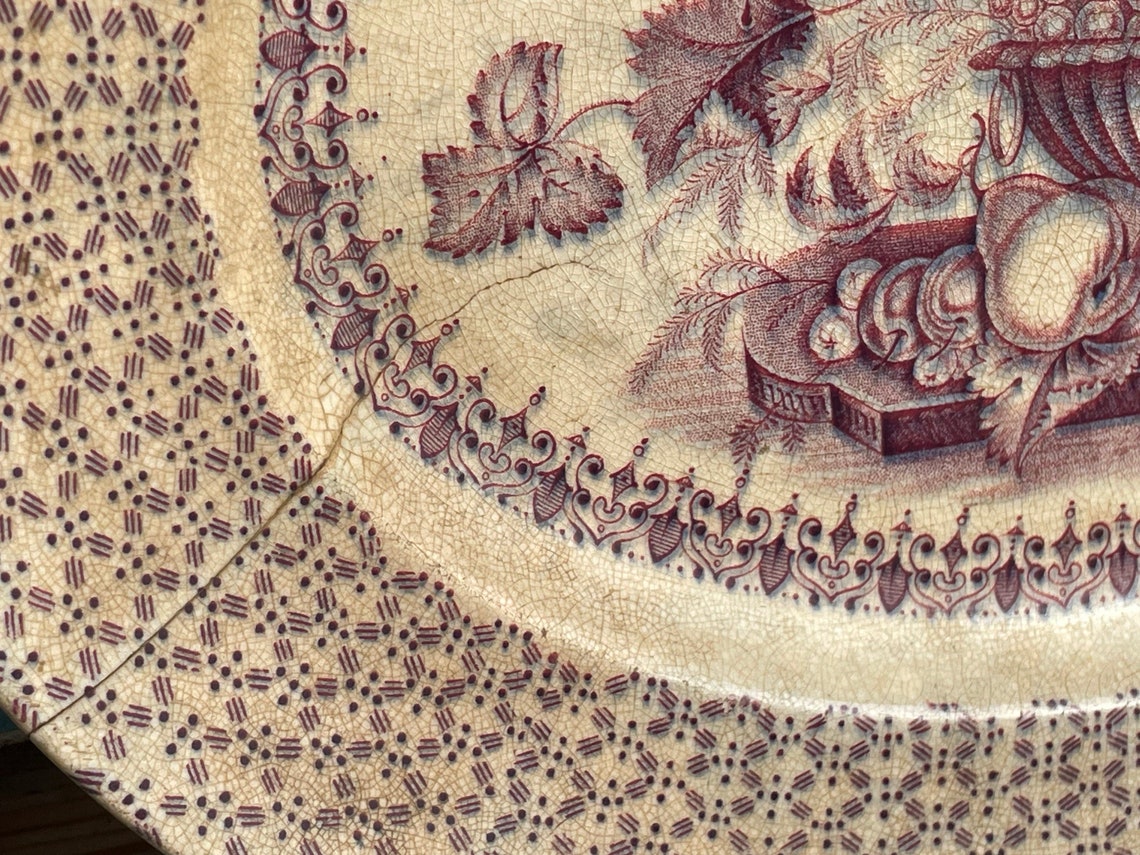 Vintage Beverly Pattern Meat Platter Plate Made by Empire England - Etsy