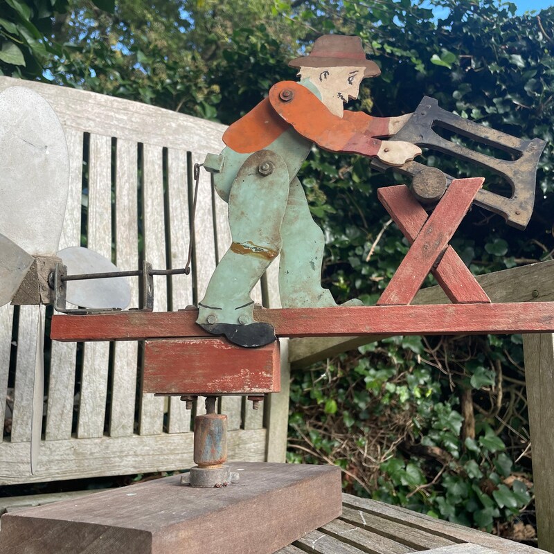 Folk Art Whirligig - Etsy
