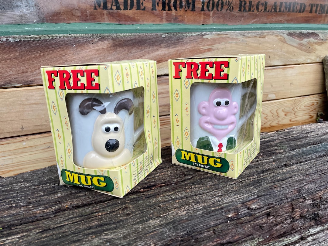 Complete Set of Two Wallace and Gromit Mugs in Original Packaging - Etsy