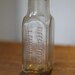A Gorgeous Vintage Green Ribbed Bottle With Its Original Label for 'the ...