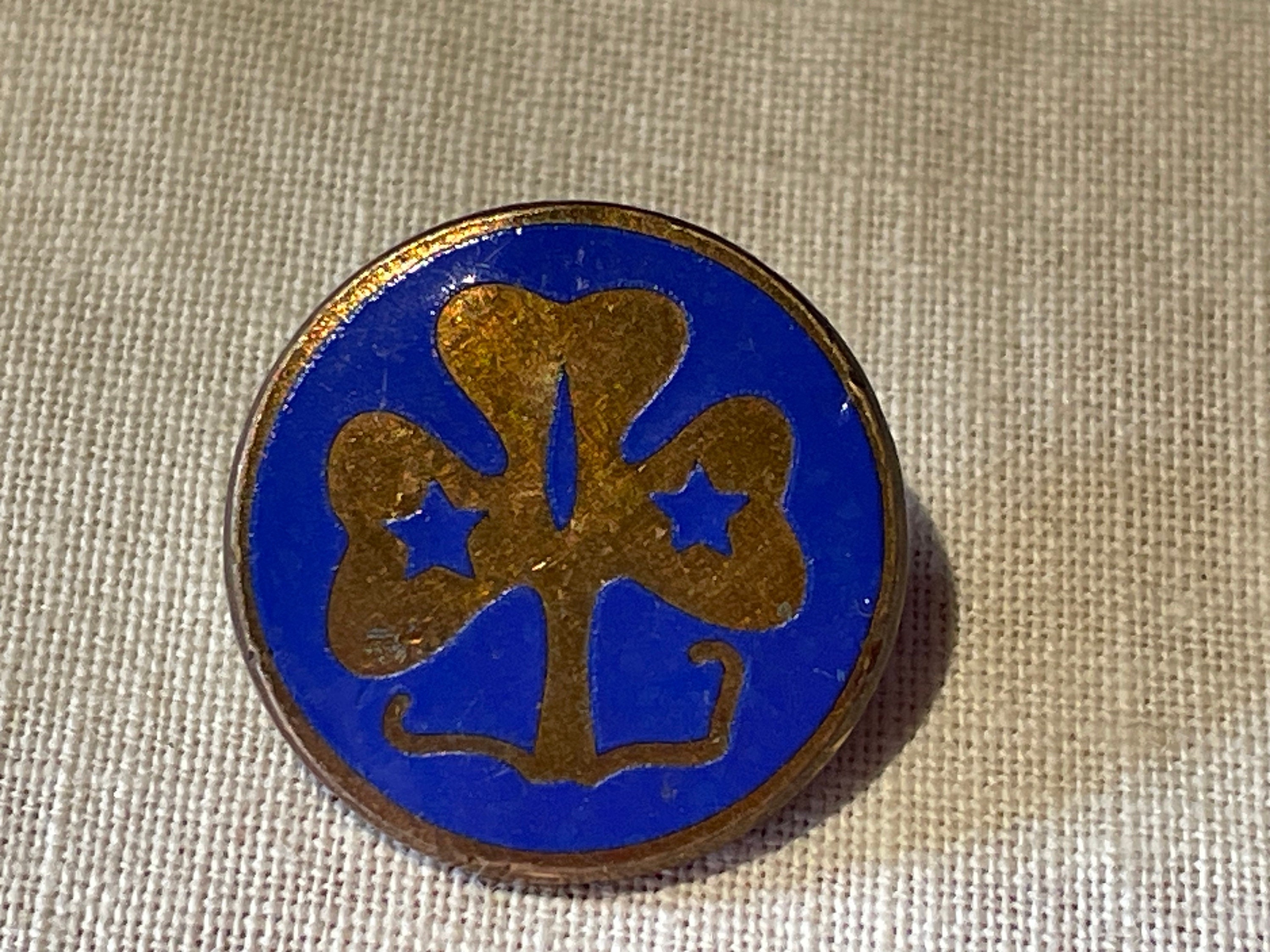 A Vintage Enamel 1950's Girl Guides Association Badge 19mm Diameter - Etsy