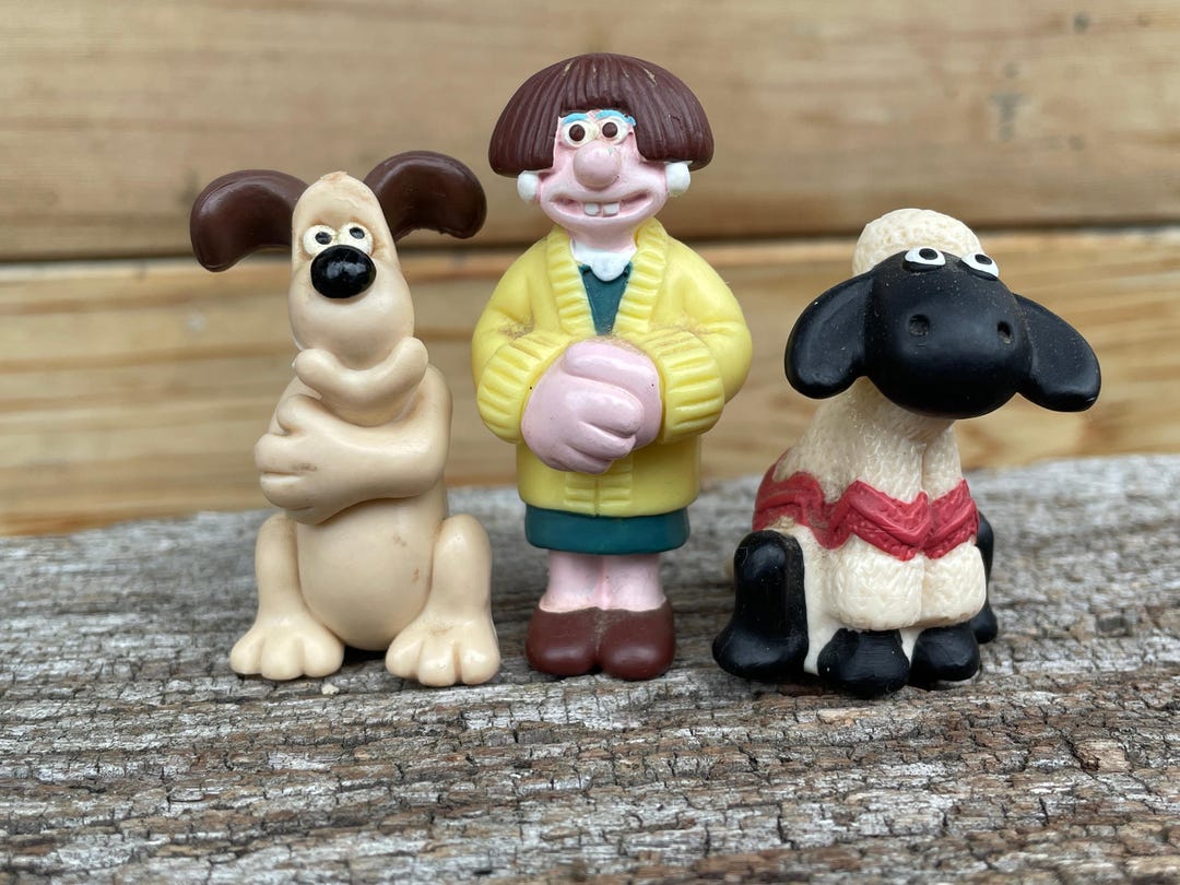 Wallace and Gromit Figurine Collection - Gromit, Shaun the Sheep ...