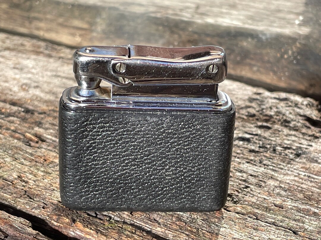 A Vintage Colibri Fuel Lighter With Faux Leather Base Cap 4.5cm Wide - Etsy
