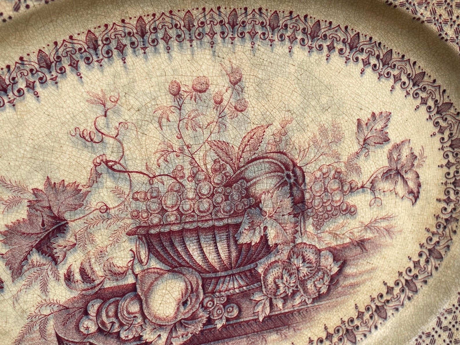 Vintage Beverly Pattern Meat Platter Plate Made by Empire England - Etsy